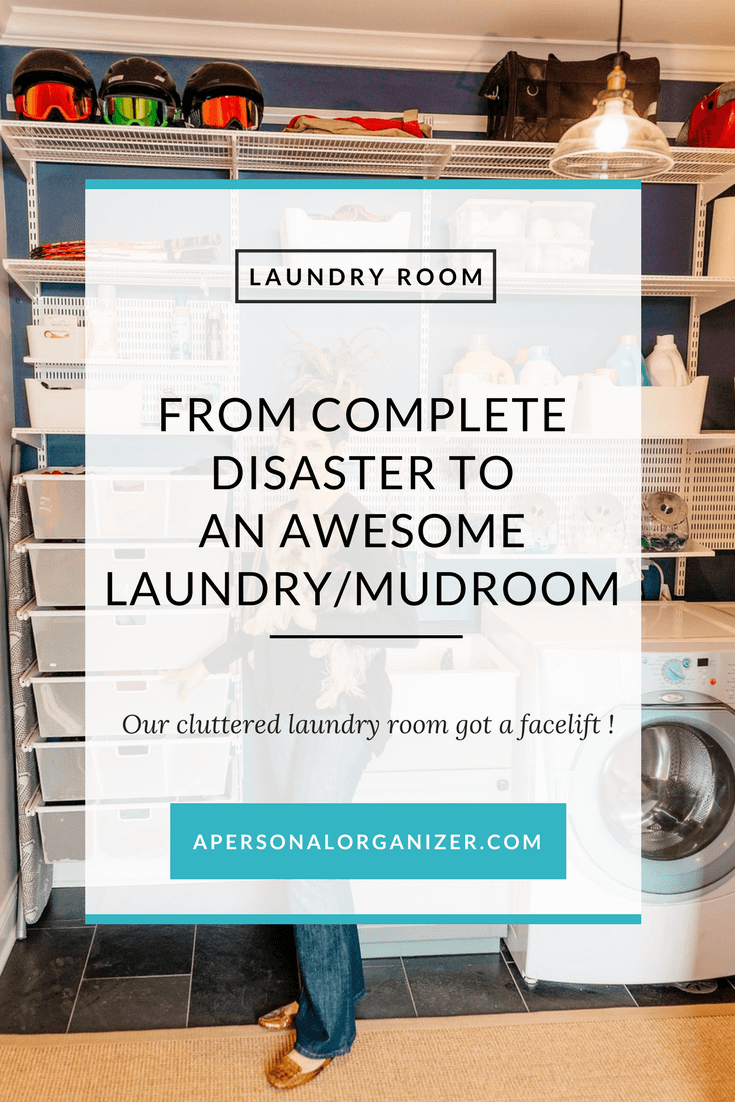 From Complete Disaster To Awesome Laundry Room
