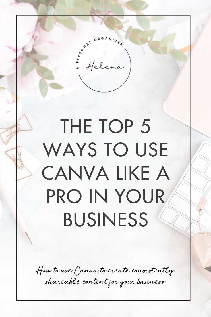 The Top 5 Ways To Use Canva Like A Pro In Your Business